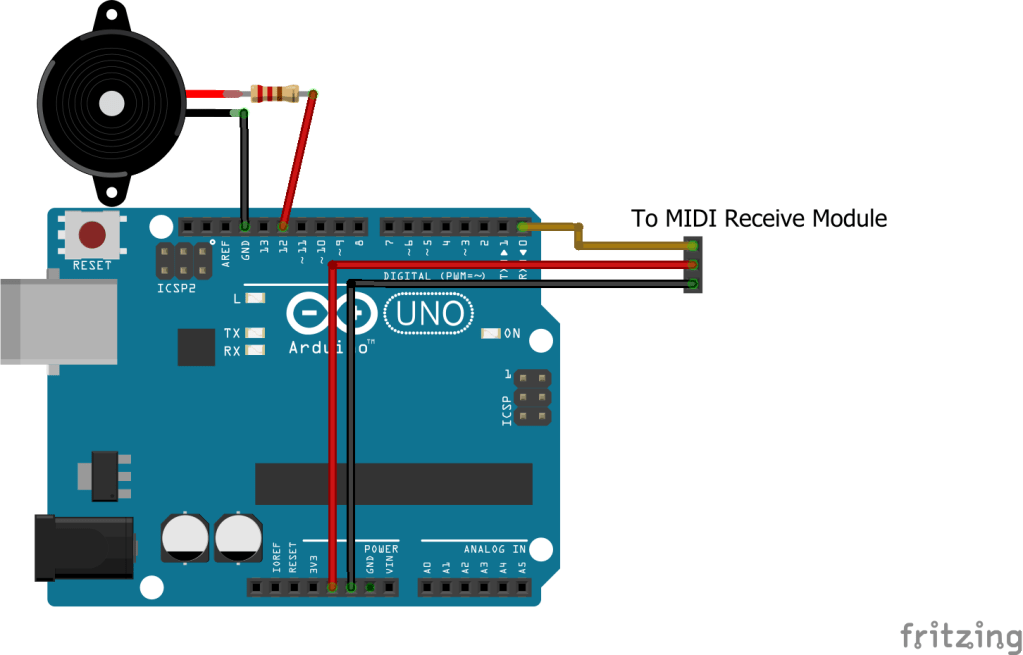 Arduino MIDI Tone Module – Simple DIY Electronic Music Projects