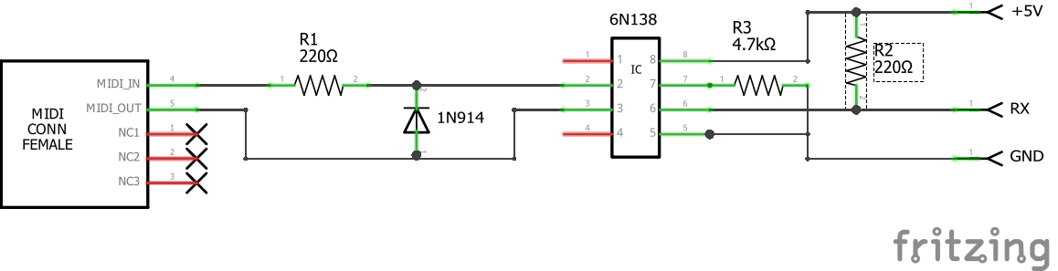 Simple MIDI Monitor – part 2 – Simple DIY Electronic Music Projects