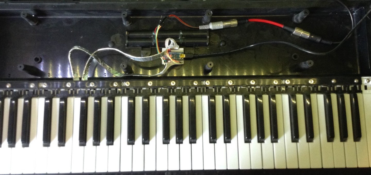 Keyboard MIDI Matrix Decode – Simple DIY Electronic Music Projects
