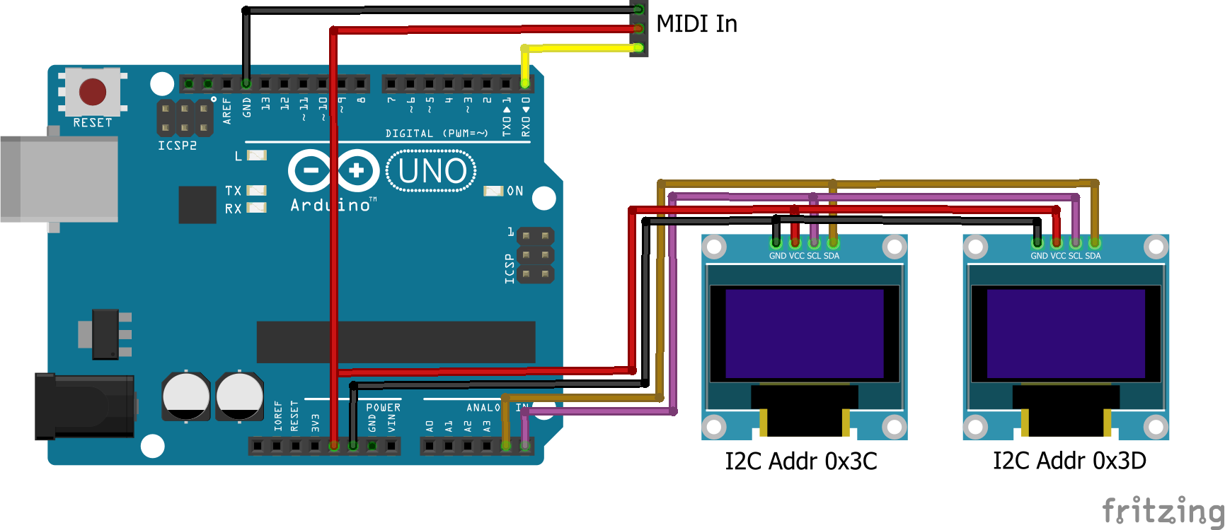 OLED MIDI Display – Part 2 – Simple DIY Electronic Music Projects