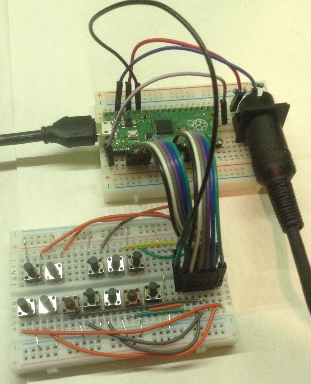 Pi Pico MIDI Matrix Decode – Simple DIY Electronic Music Projects