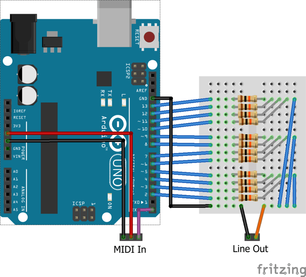 Arduino Tone Polyphony – Simple DIY Electronic Music Projects