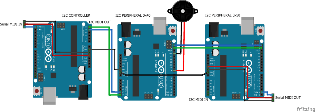 Arduino I2C MIDI Interface – Part 4 – Simple DIY Electronic Music Projects