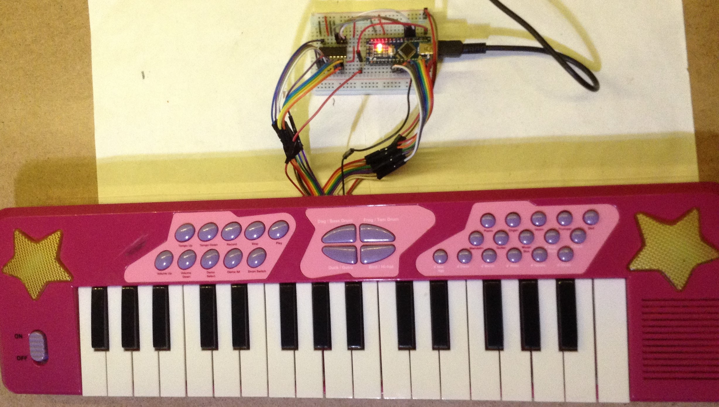 Toy Keyboard Tone Piano – Part 3 – Simple DIY Electronic Music Projects
