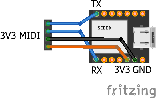 CircuitPython USB to Serial MIDI Router – Simple DIY Electronic Music ...