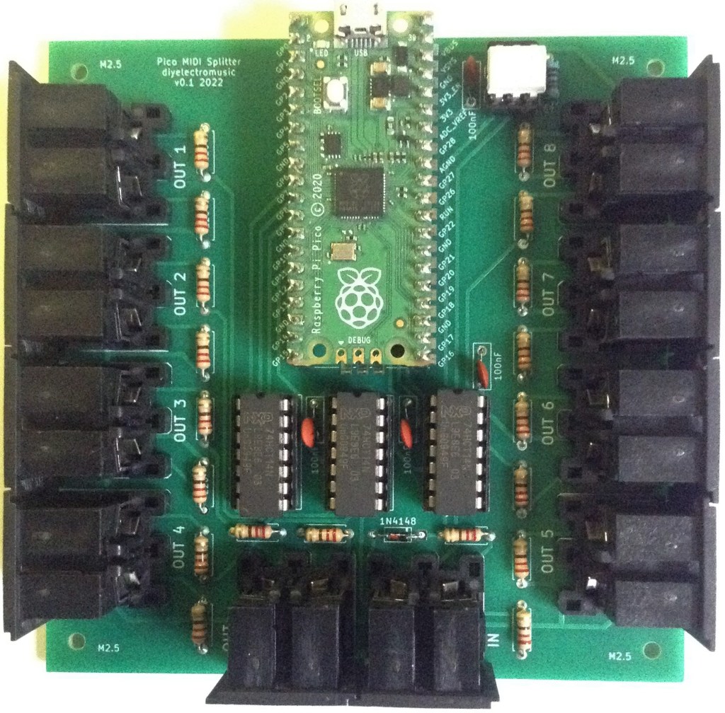 Raspberry Pi Pico MIDI Splitter – Part 2 – Simple DIY Electronic Music ...