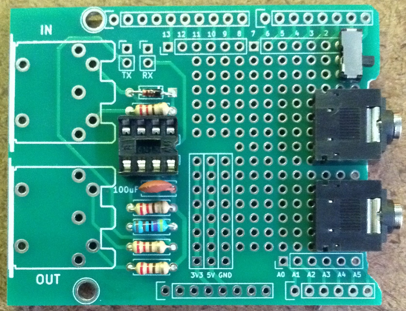 Arduino Stackable TRS MIDI Interface – Simple DIY Electronic Music Projects