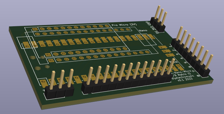 Pico, Nano, Micro Keyboard Matrix PCB – Simple DIY Electronic Music ...
