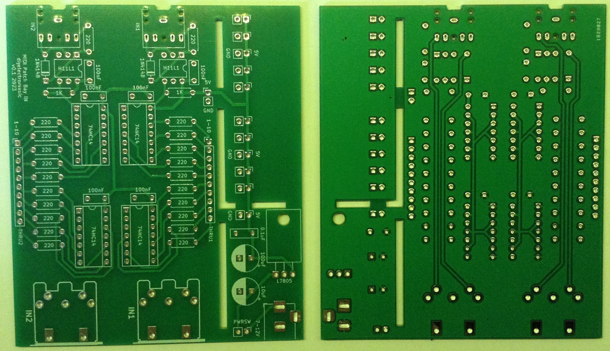 3.3V Serial MIDI THRU – Simple DIY Electronic Music Projects