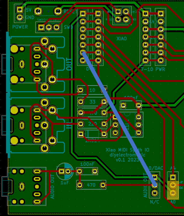 XIAO MIDI Synth Board PCB – Part 2 – Simple DIY Electronic Music Projects