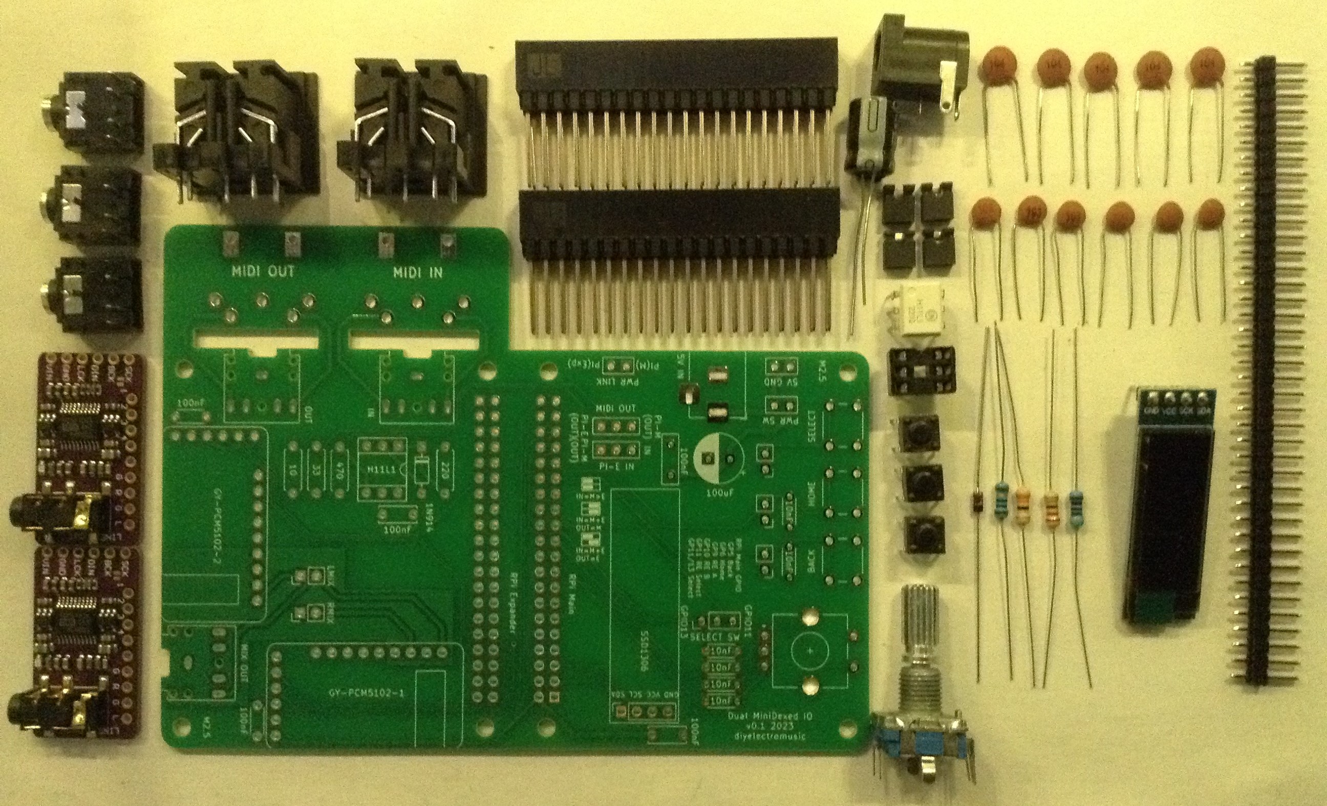 RPi Dual MiniDexed PCB – Part 2 – Simple DIY Electronic Music Projects
