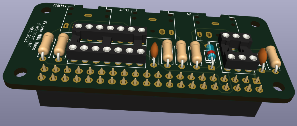 Raspberry Pi Zero MIDI PCB – Simple DIY Electronic Music Projects