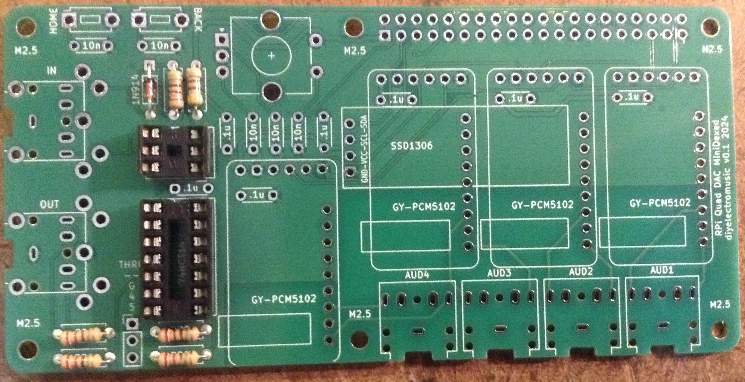 MiniDexed Quad DAC PCB Build Guide – Simple DIY Electronic Music Projects