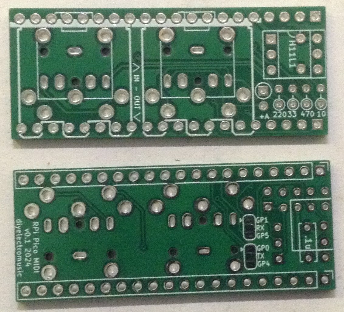 Pico MIDI “Pack” PCB Build Guide – Simple DIY Electronic Music Projects