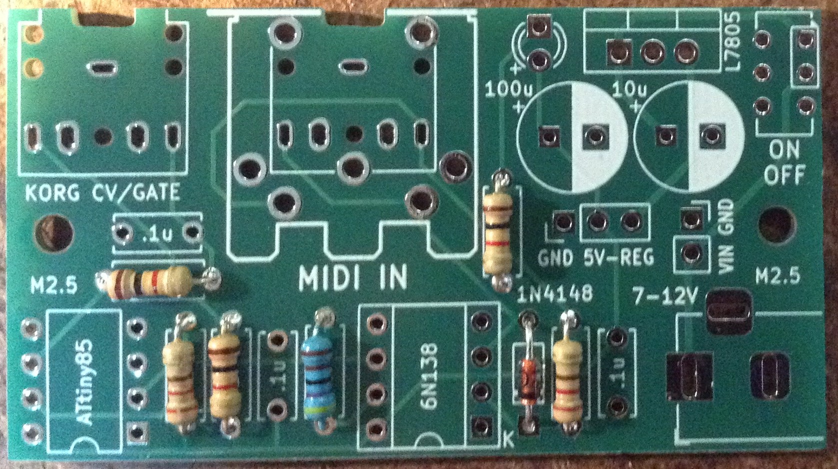 Korg Volca Modular MIDI to CV PCB Build Guide – Simple DIY Electronic ...
