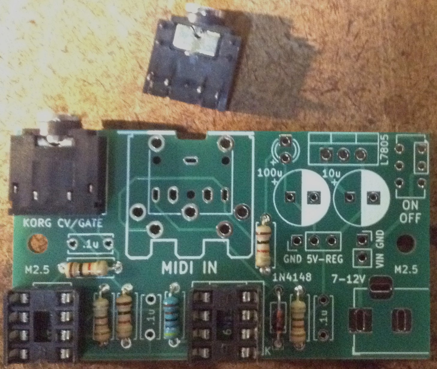 Korg Volca Modular MIDI to CV PCB Build Guide – Simple DIY Electronic ...