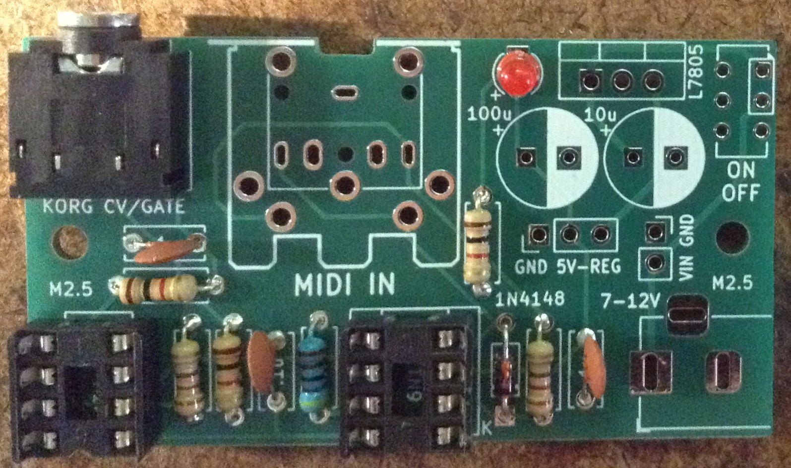 Korg Volca Modular MIDI to CV PCB Build Guide – Simple DIY Electronic ...