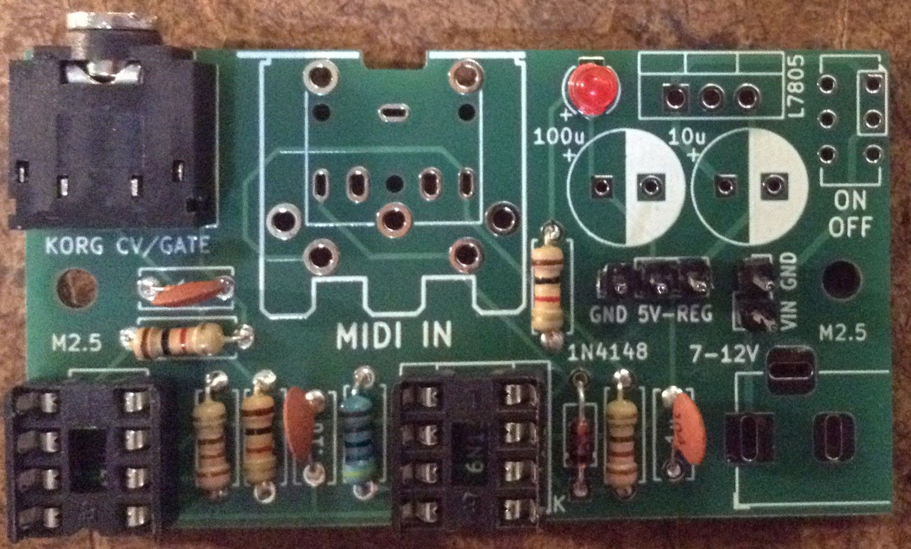 Korg Volca Modular MIDI to CV PCB Build Guide – Simple DIY Electronic ...
