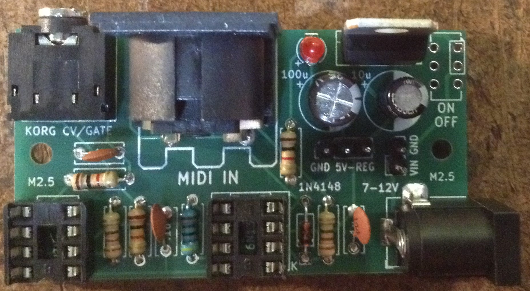 Korg Volca Modular MIDI to CV PCB Build Guide – Simple DIY Electronic ...
