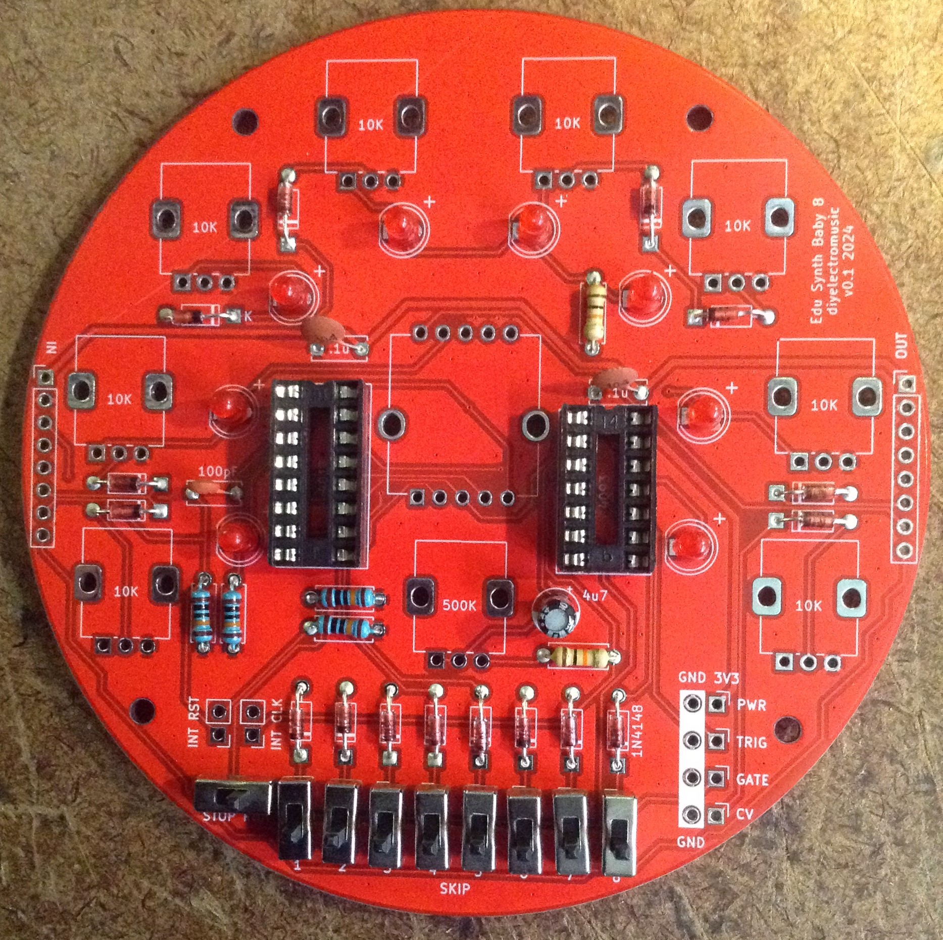 “Baby8” CV Step Sequencer – Part 3 – PCB Build Guide – Simple DIY ...