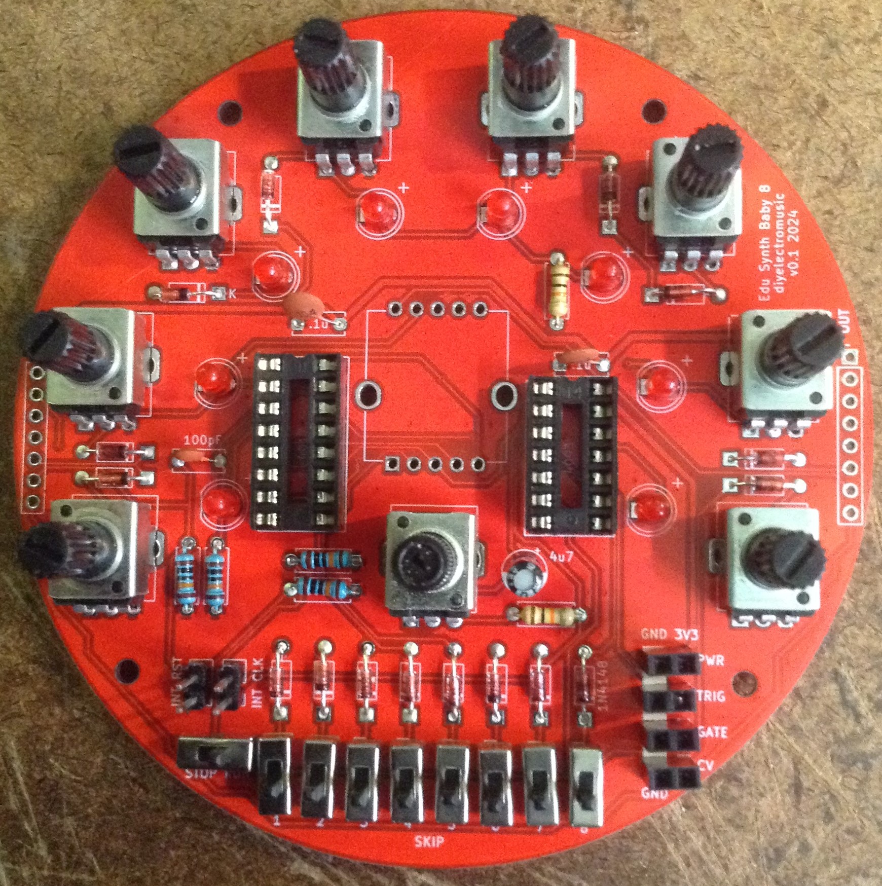“Baby8” CV Step Sequencer – Part 3 – PCB Build Guide – Simple DIY ...