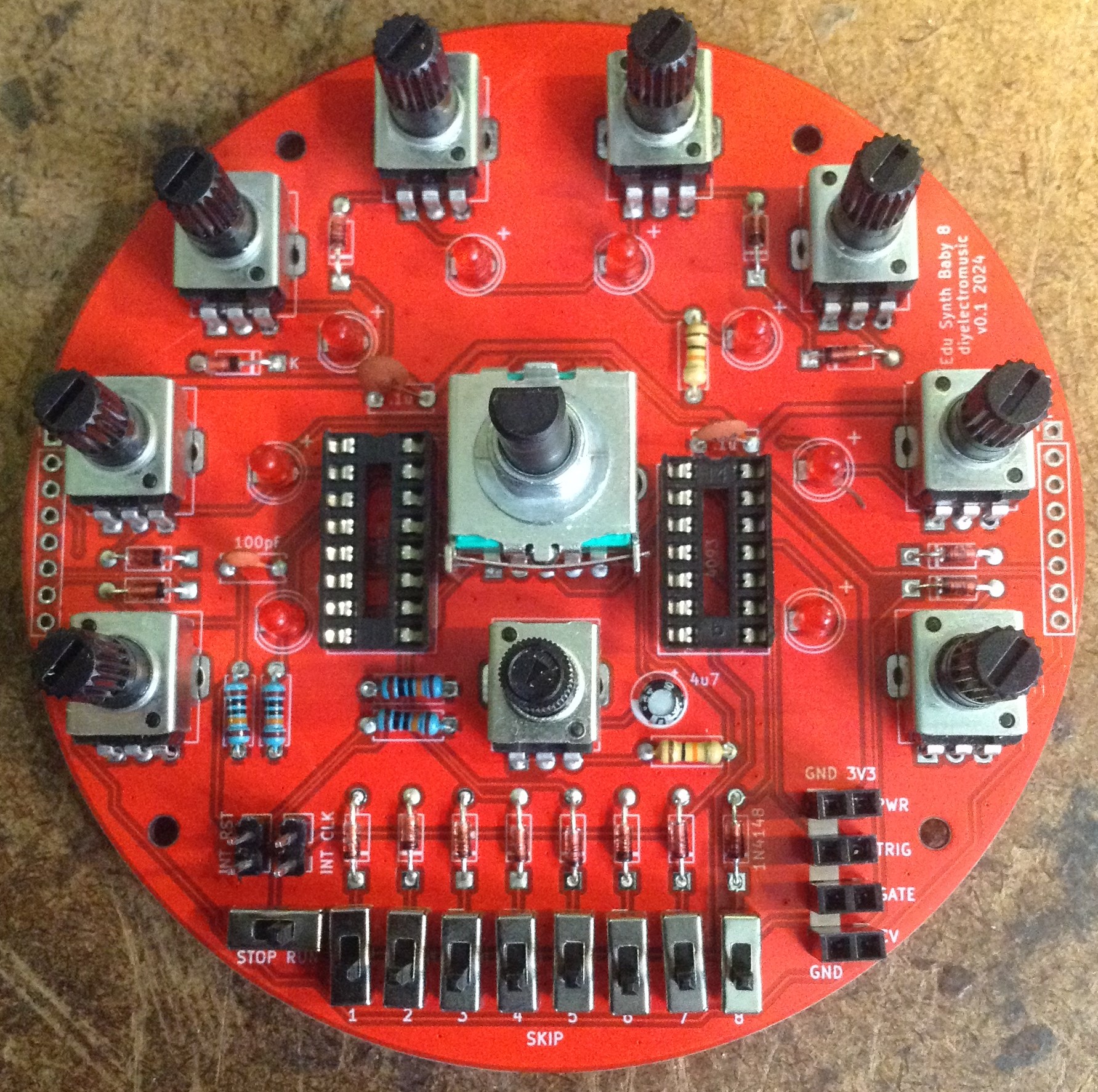 “Baby8” CV Step Sequencer – Part 3 – PCB Build Guide – Simple DIY ...