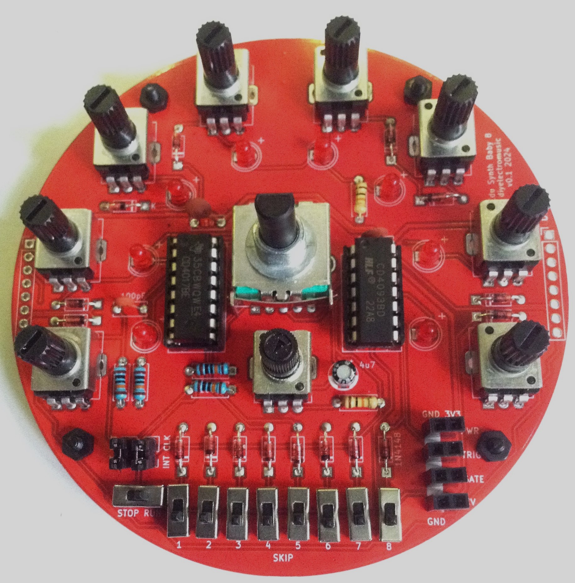 “Baby8” CV Step Sequencer – Part 3 – PCB Build Guide – Simple DIY ...