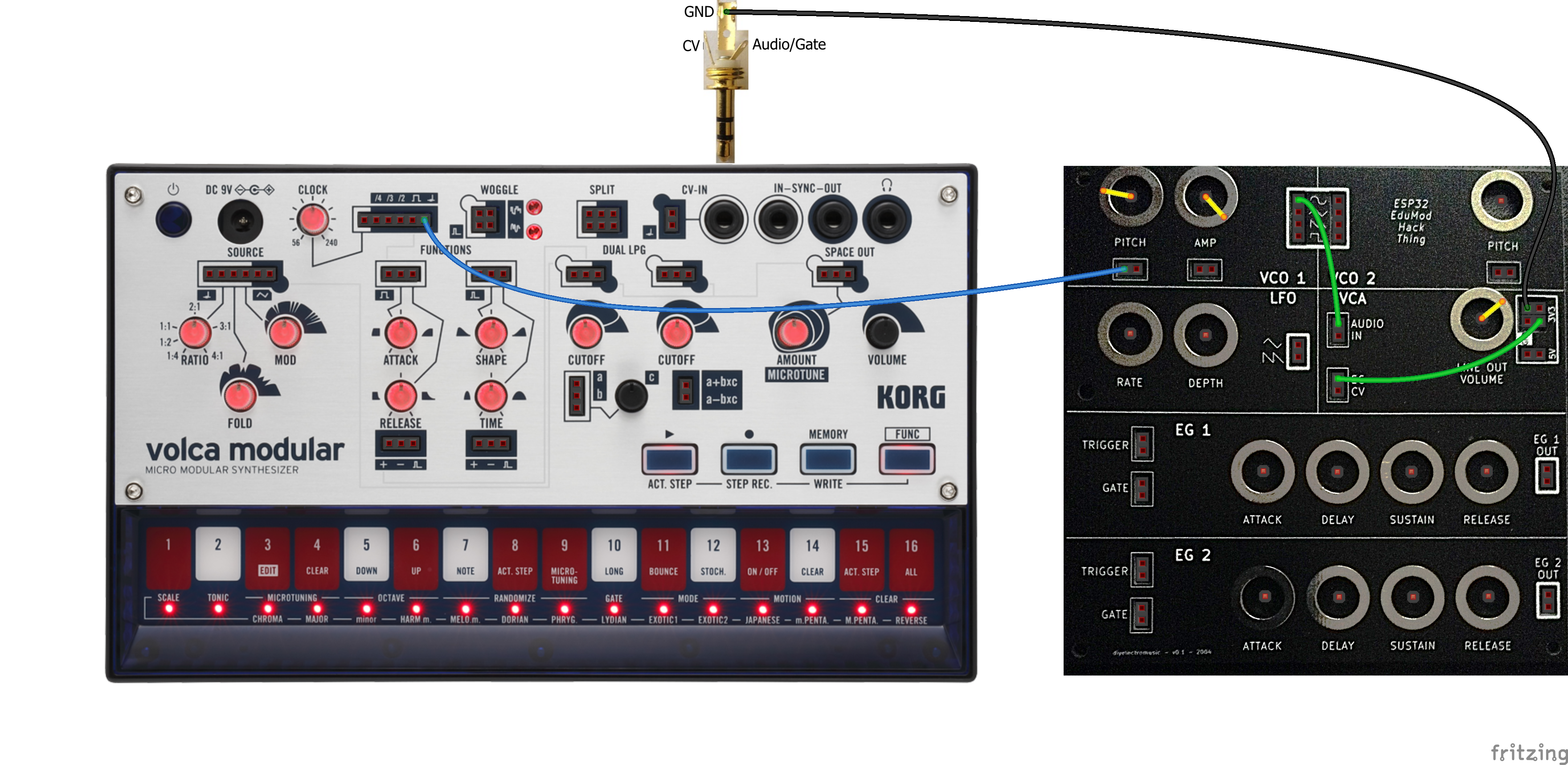 Educational DIY Synth Thing meets Korg Volca Modular – Simple DIY ...