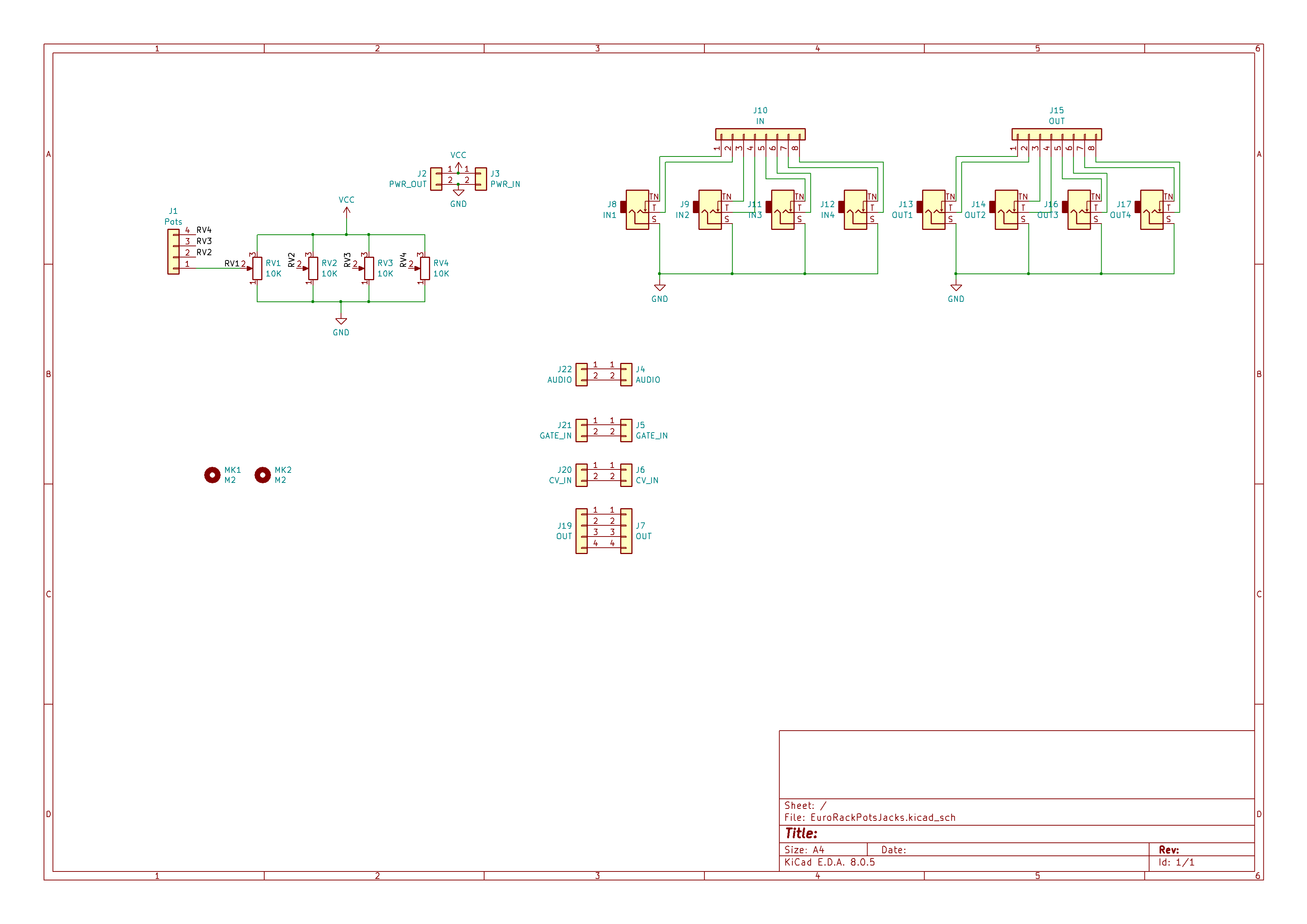 EuroRack 6HP MCU Pots and Jacks PCB Design – Simple DIY Electronic ...