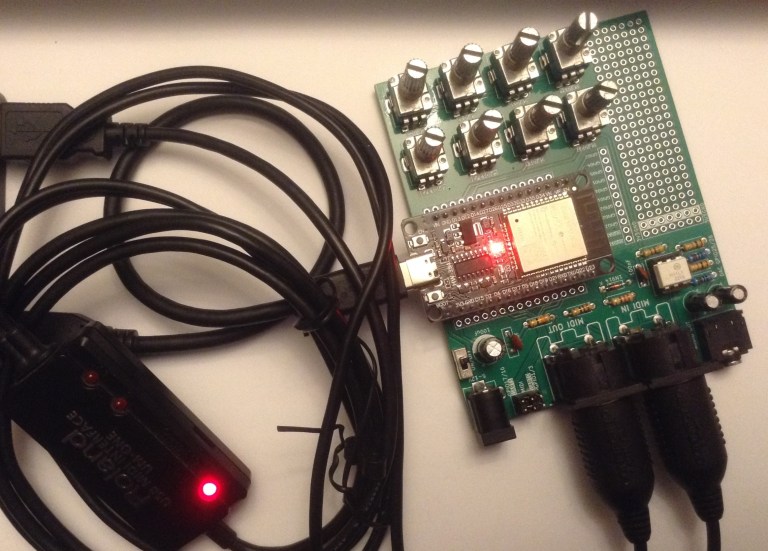 ESP32 Simple MIDI Monitor – Simple DIY Electronic Music Projects