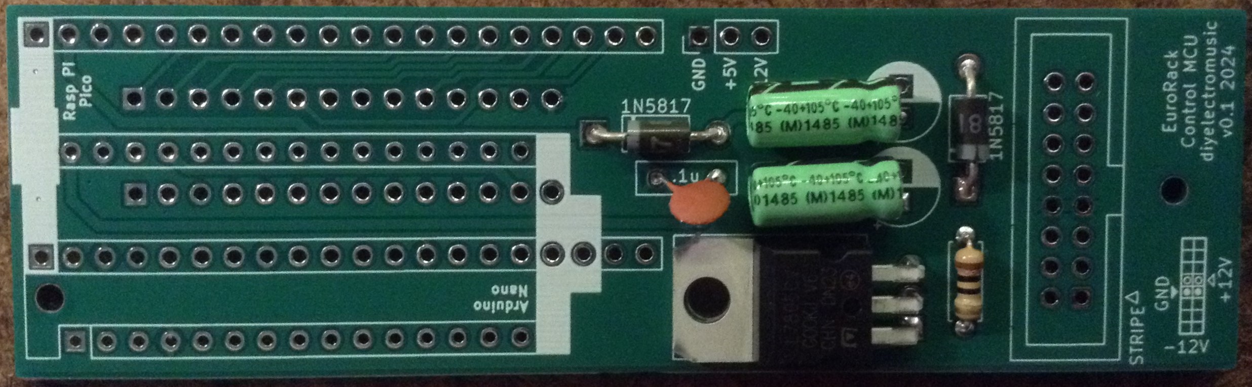 EuroRack 6HP MCU Experimenter Module PCB Build Guide – Simple DIY ...