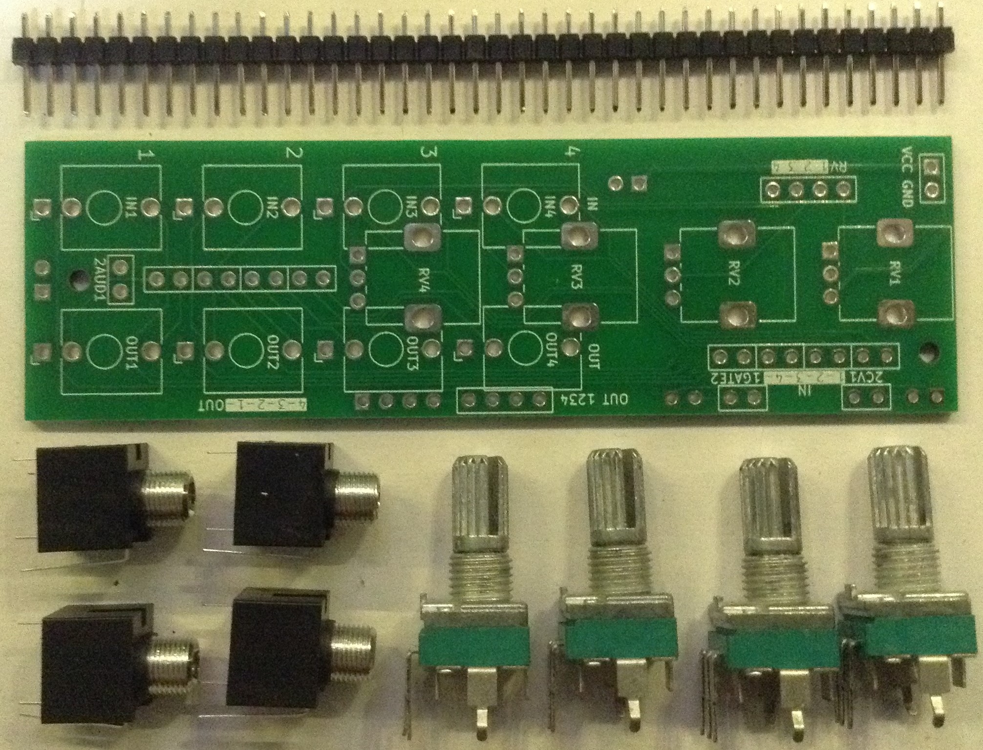 EuroRack 6HP MCU Pots and Jacks PCB Build Guide – Simple DIY Electronic ...