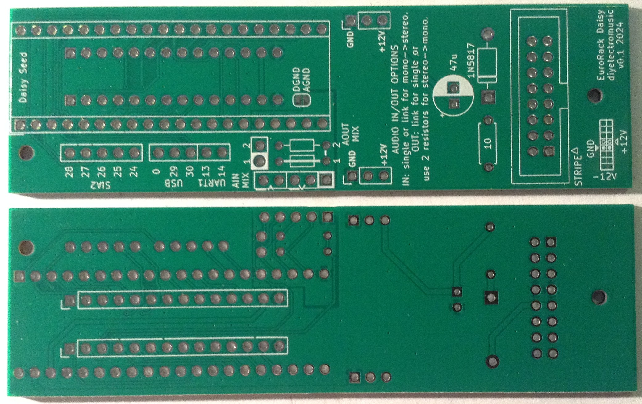 EuroRack 6HP Daisy Seed MCU PCB Build Guide – Simple DIY Electronic ...