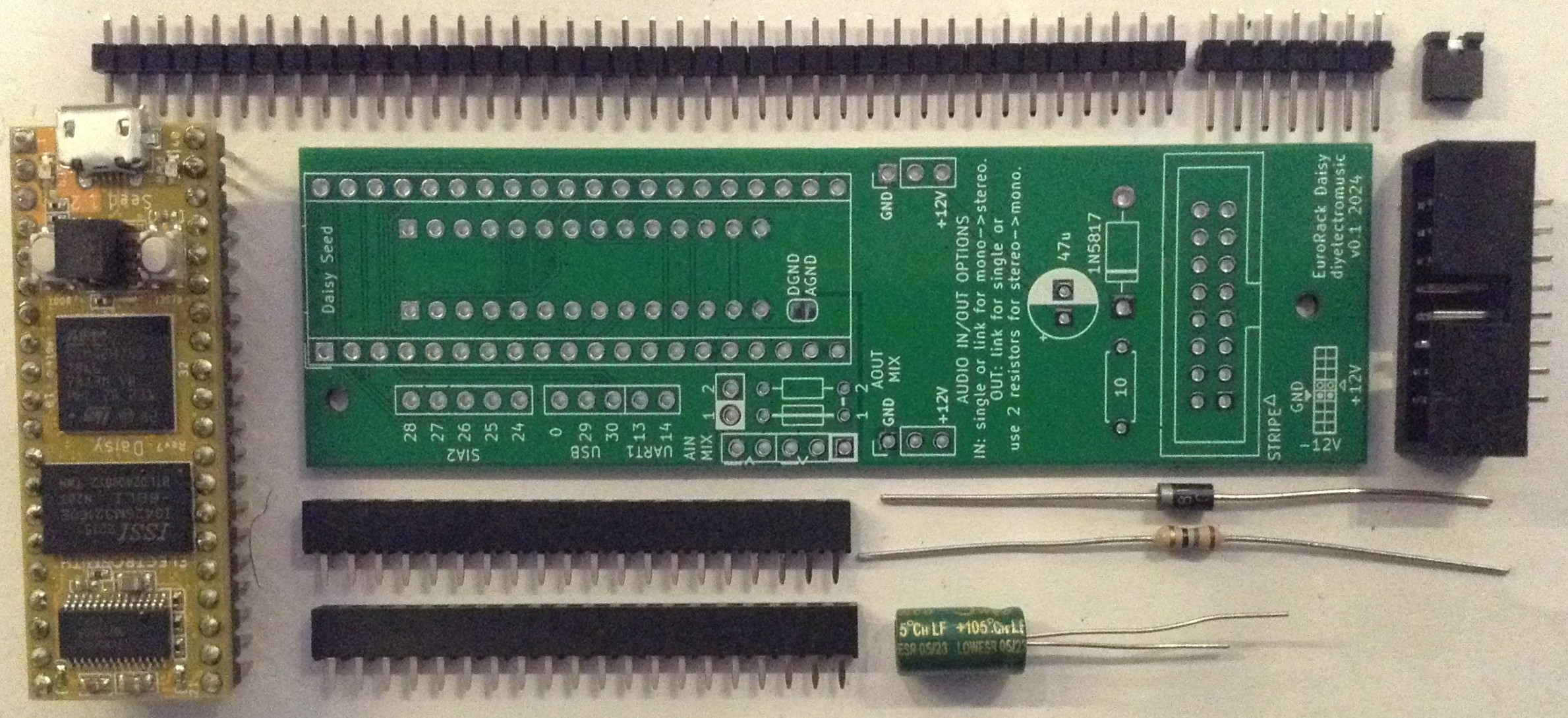 EuroRack 6HP Daisy Seed MCU PCB Build Guide – Simple DIY Electronic ...