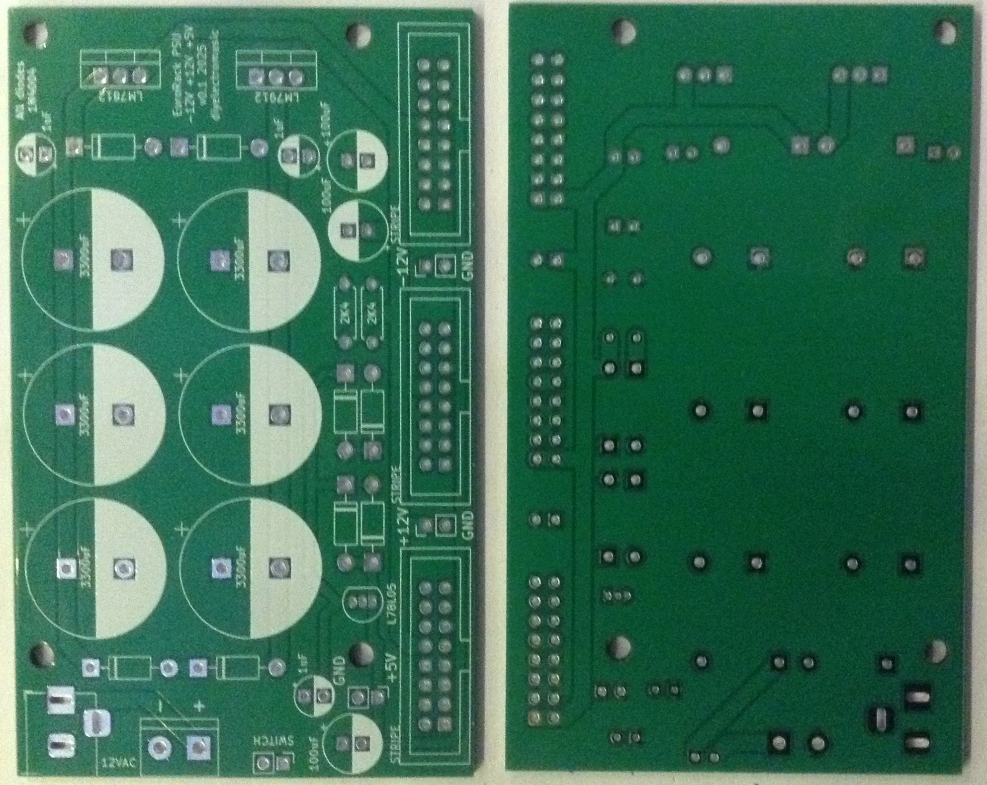 EuroRack Test Power Supply PCB Design – Simple DIY Electronic Music ...