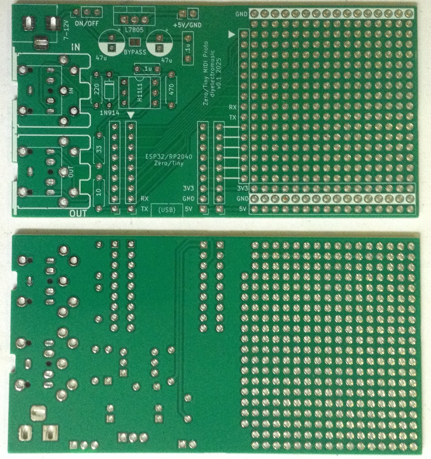 Waveshare Zero MIDI Proto PCB Build Guide – Simple DIY Electronic Music ...