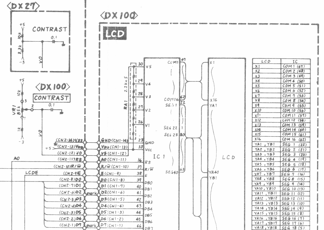 Diagnosing and attempting to fix a Yamaha DX100 – Part 3 – Simple DIY ...