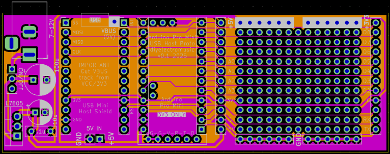 Arduino Pro Mini USB Host Proto PCB Design – Simple DIY Electronic ...