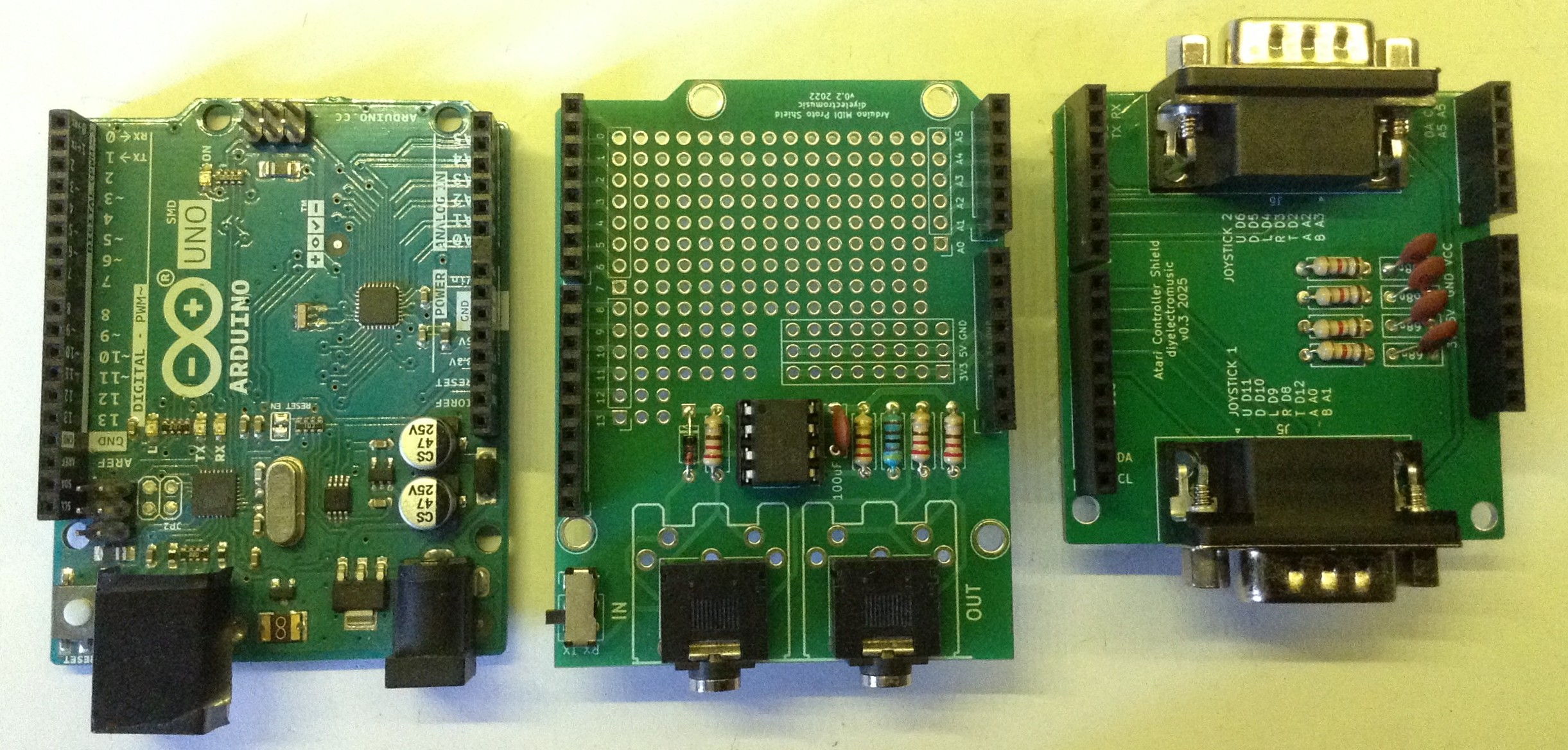 Arduino MIDI Atari Paddles – Simple DIY Electronic Music Projects