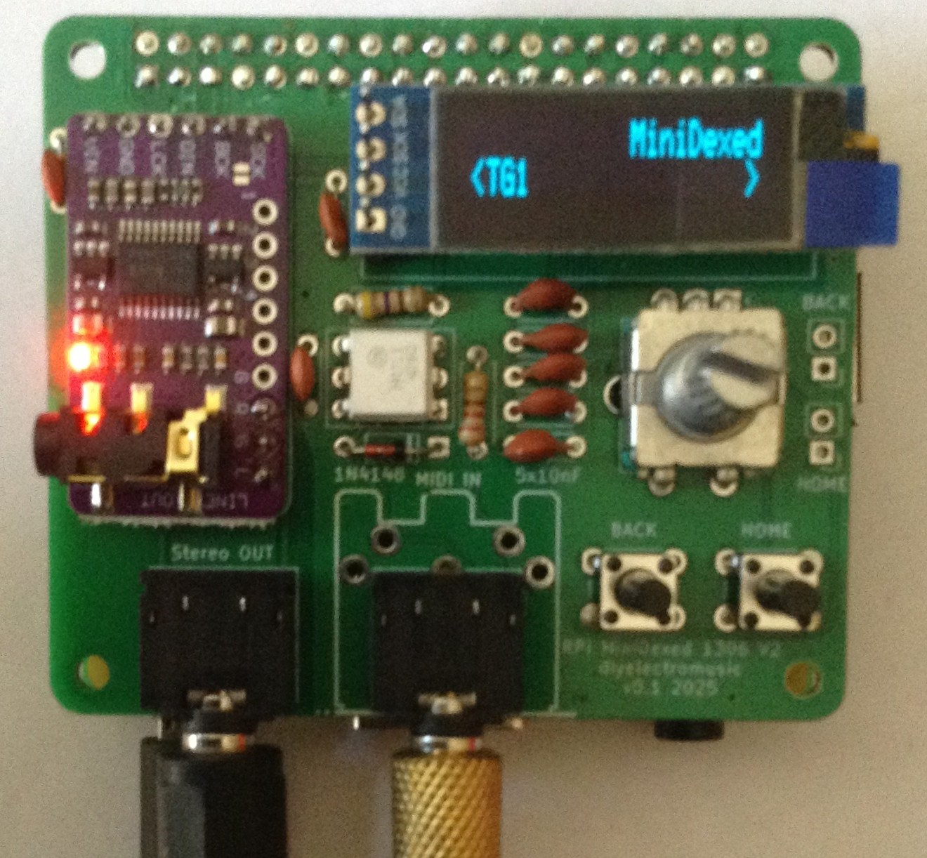 MiniDexed Raspberry Pi IO Board V2 Build Guide – Simple DIY Electronic ...