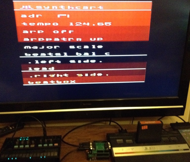 Atari Synth Cart Controller – Simple DIY Electronic Music Projects