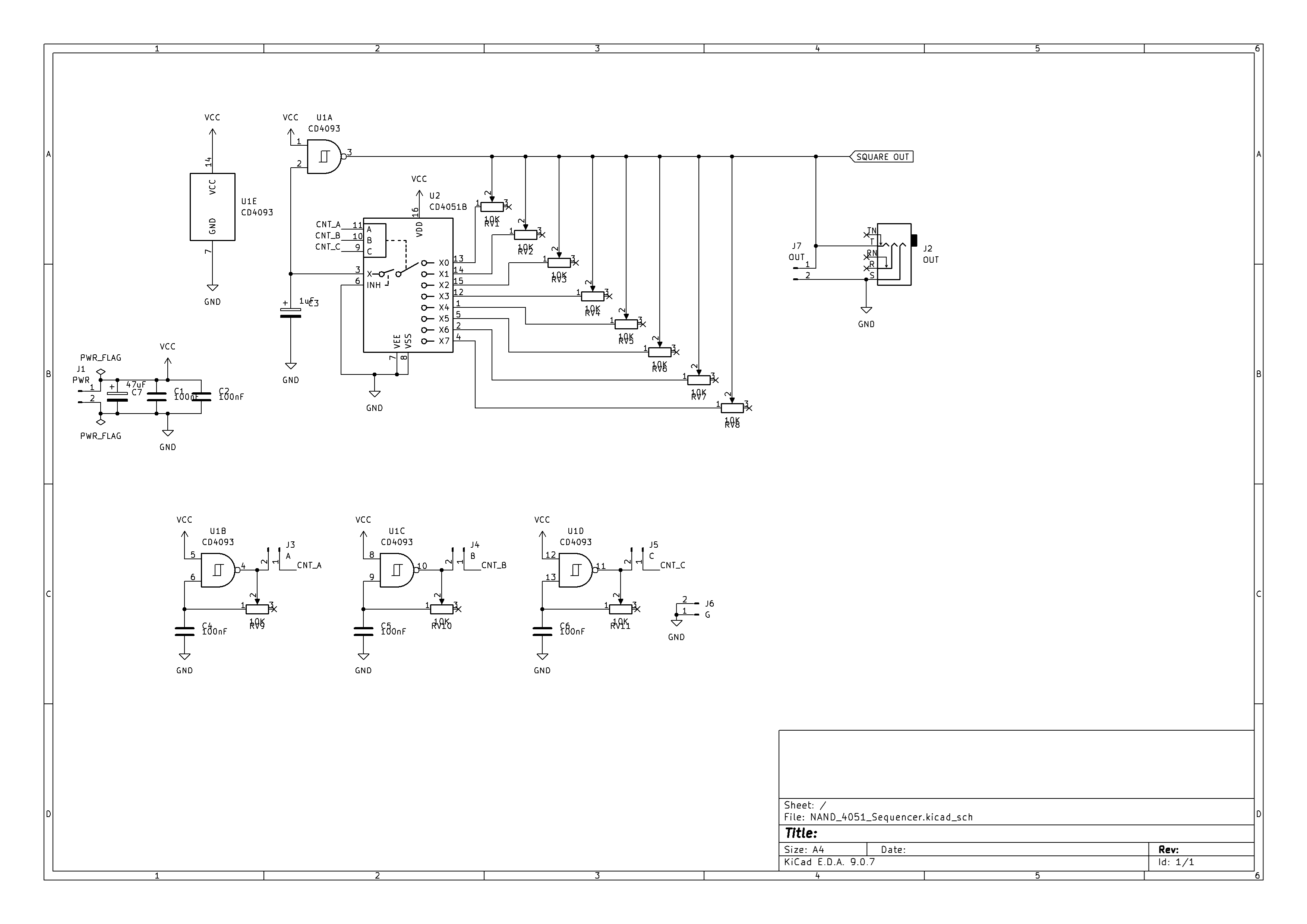 NAND Oscillators and Logic Sequencers – Simple DIY Electronic Music ...